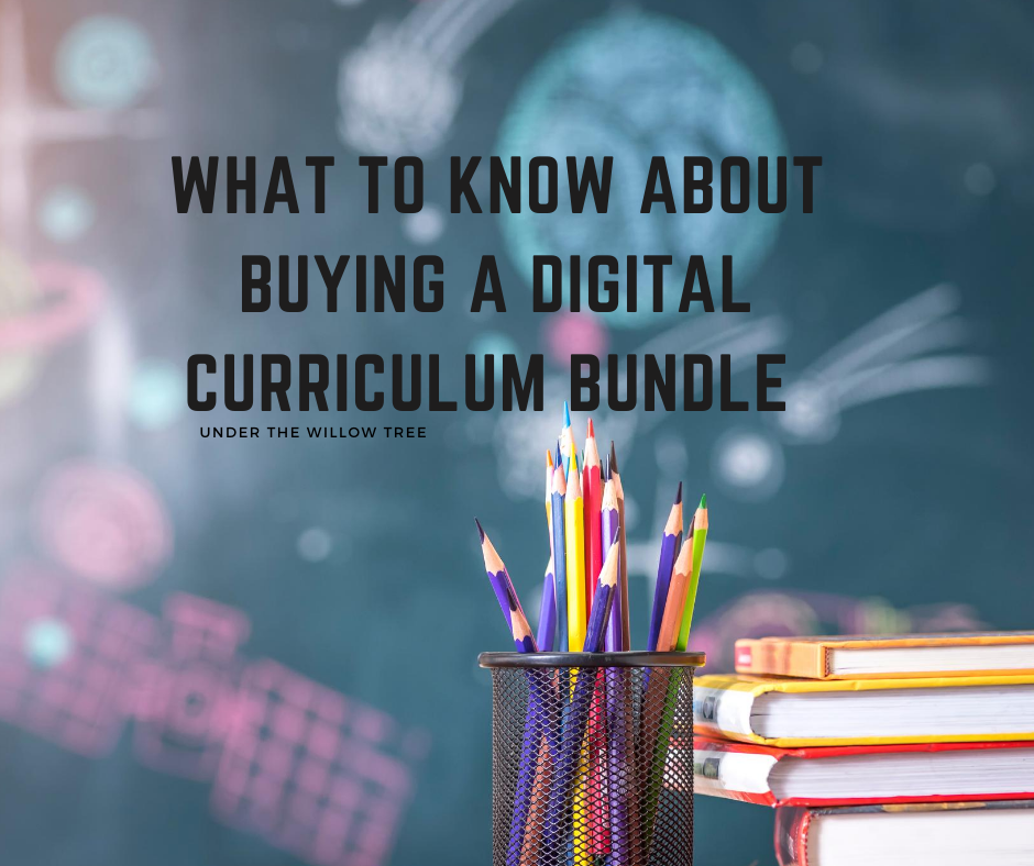 What to know about buying a digital curriculum bundle! – Willow & Owl