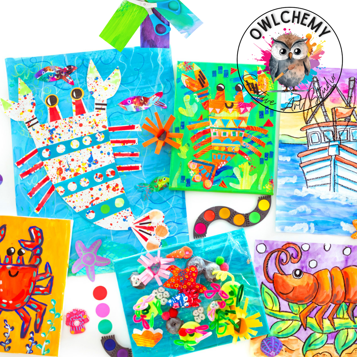 Mini Art Camp: Under The Sea – Willow & Owl